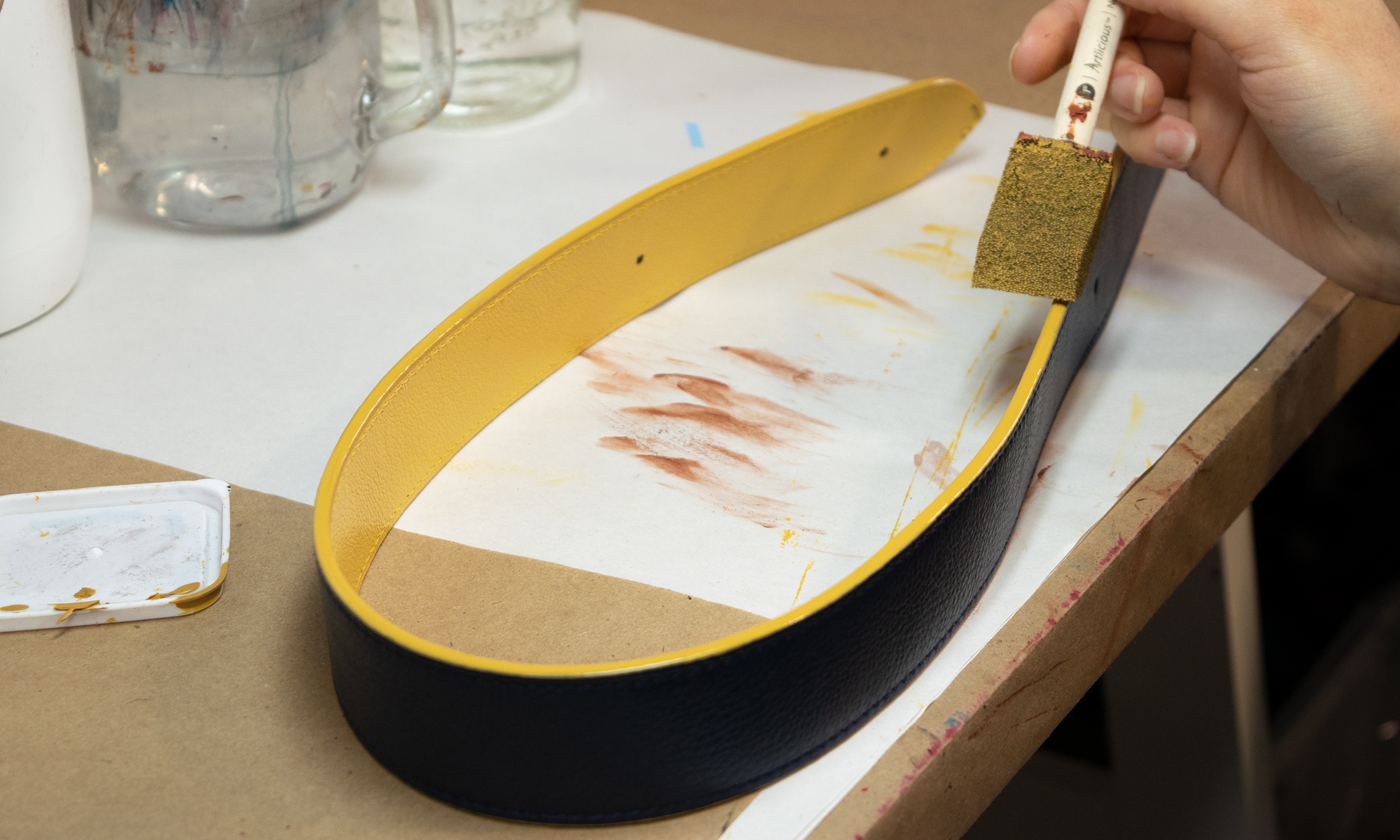 Painting the Bucket Shoulder Bag